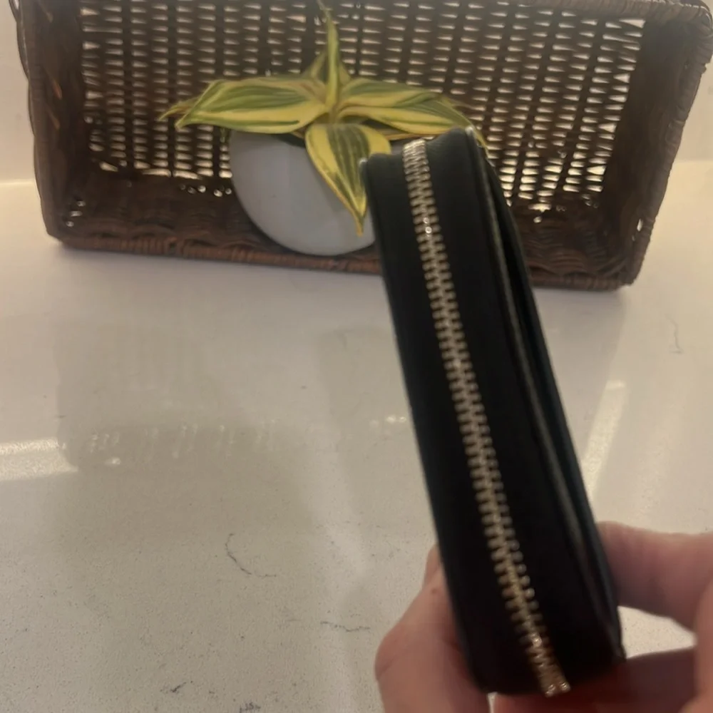 kate spade | Bags | Kate Spade Black Staci Small Zip Around Wallet ...